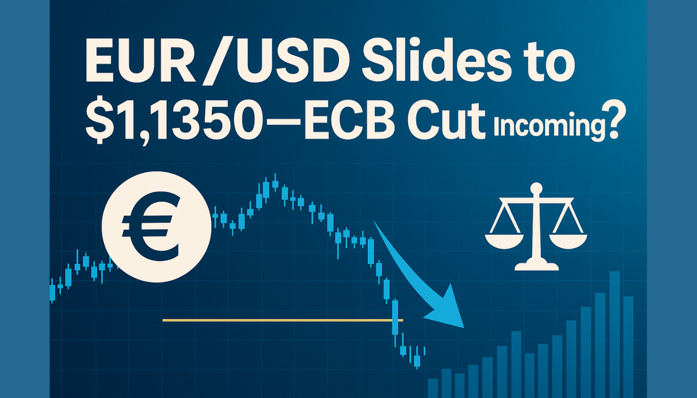 EUR/USD Slides to $1.1350—ECB Cut Incoming? - Forex News by FX Leaders