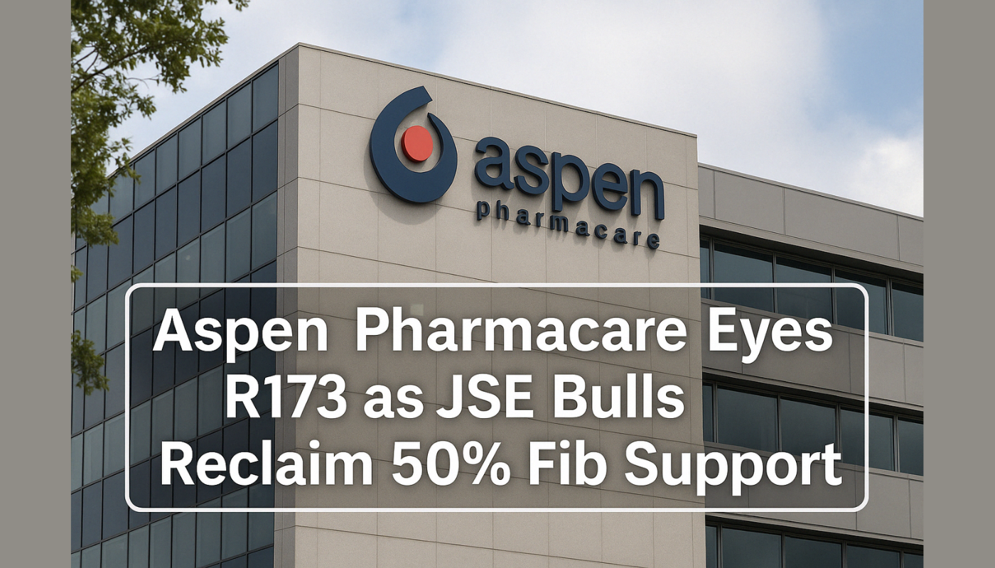 Aspen Pharmacare Share Eyes R173 as JSE Bulls Reclaim 50% Fib Support ...