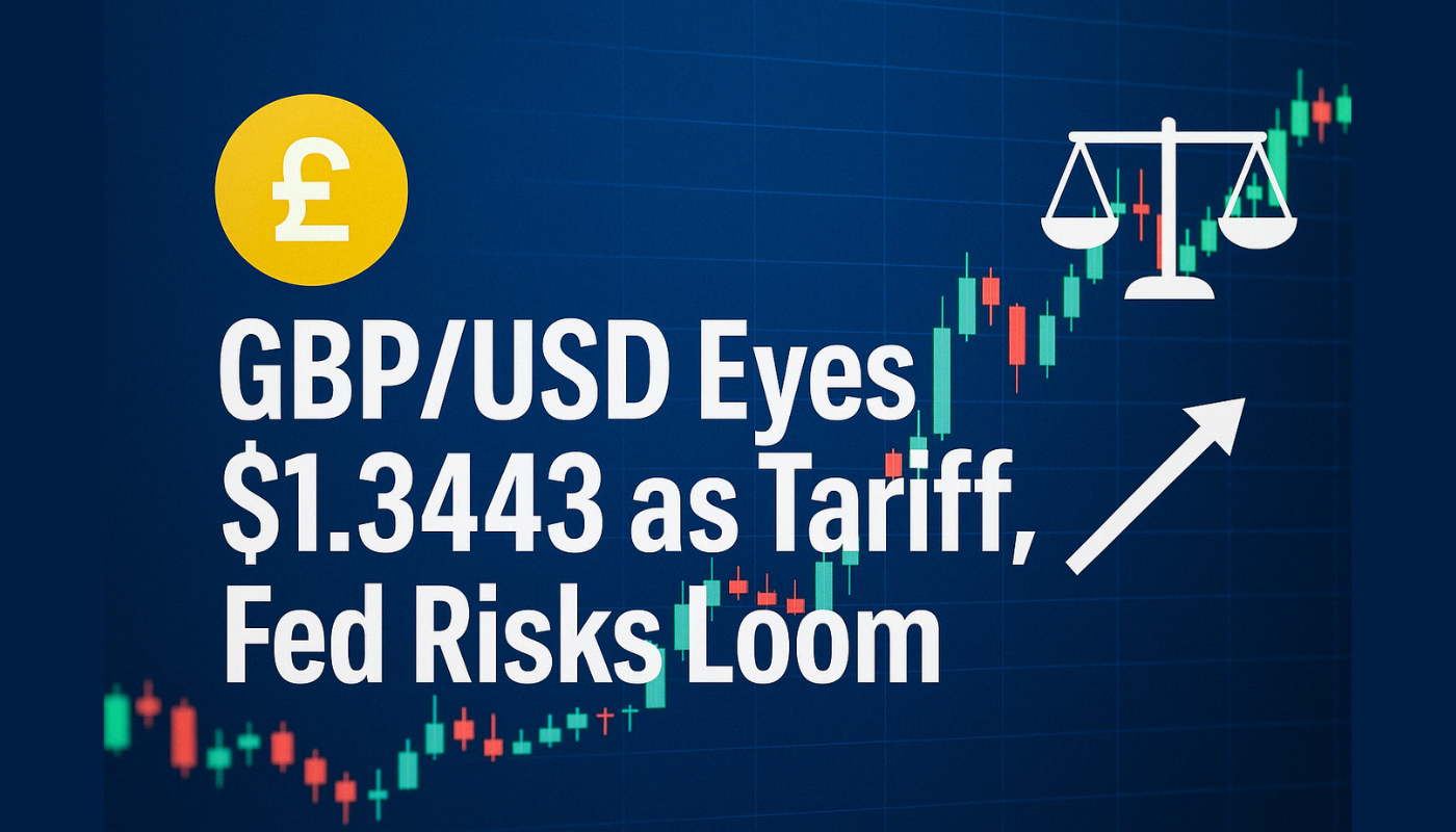 GBP/USD Eyes $1.3443 as Tariff, Fed Risks Loom - Forex News by FX Leaders