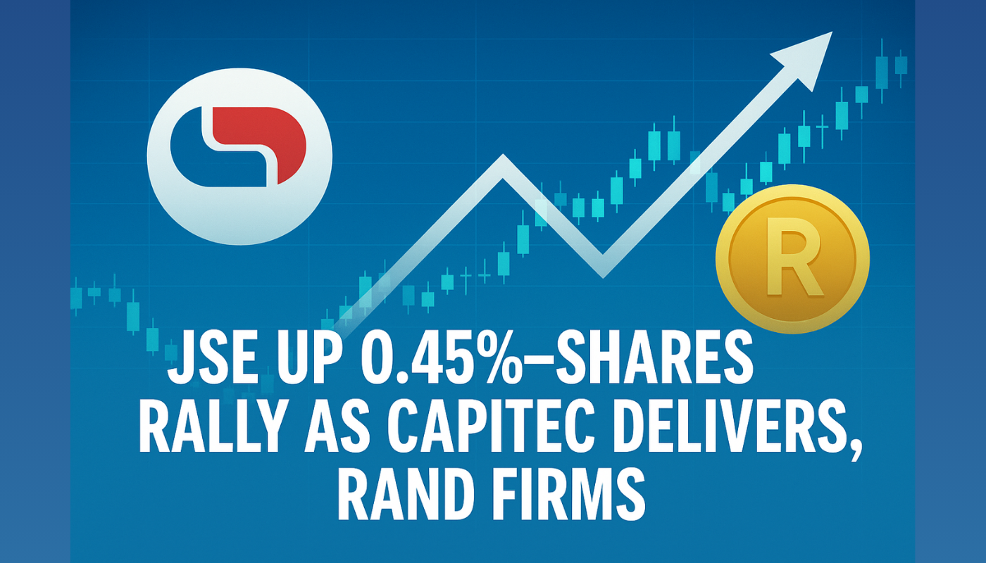 JSE Up 0.45%—Shares Rally as Capitec Delivers, Rand Firms - Forex News ...