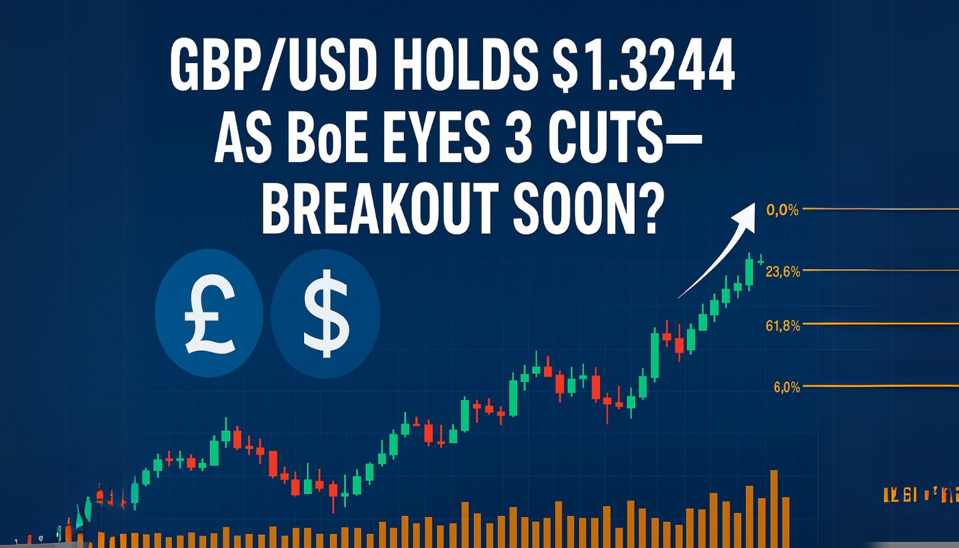 GBP/USD Holds $1.3244 as BoE Eyes 3 Cuts—Breakout Soon? - Forex News by ...